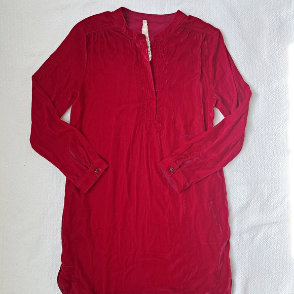 Uncle Frank | Dresses | Uncle Frank Velvet Popover Dress | Poshmark